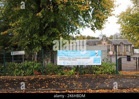 Comrie Prmary School Scotland October 2022 Stock Photo - Alamy