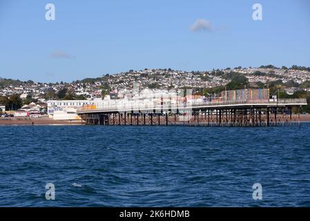view of Paignton from the sea Stock Photo - Alamy