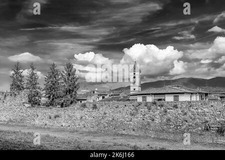 A glimpse of the historic center of Figline Valdarno, Florence, Italy ...