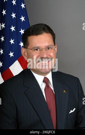 Official portrait of Raymond Martinez, Deputy Chief of Protocol Stock ...