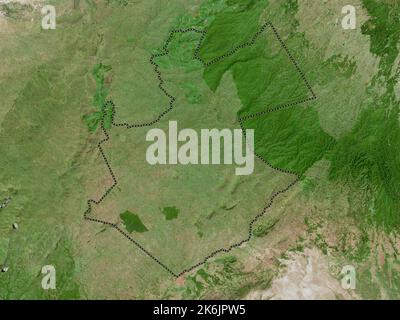 Bomet, county of Kenya. High resolution satellite map. Corner auxiliary ...