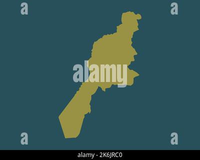 Busia, county of Kenya. Solid color shape. Locations and names of major cities of the region ...