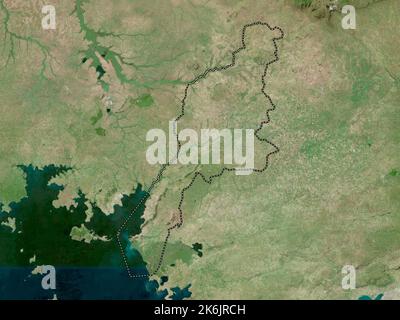 Busia, county of Kenya. High resolution satellite map. Locations and ...