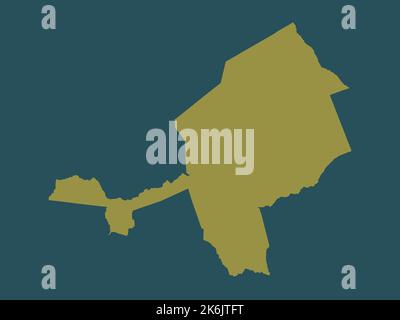 Isiolo, county of Kenya. Solid color shape. Locations of major cities ...