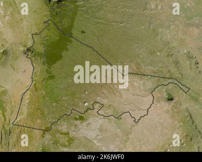 Kiambu, county of Kenya. Low resolution satellite map. Corner auxiliary ...