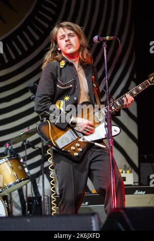 Milan Italy. 13 October 2022. The Dutch rock blues band DeWOLFF ...