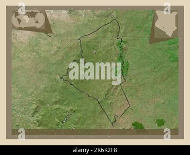 Nyamira, county of Kenya. High resolution satellite map Stock Photo - Alamy