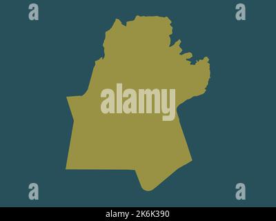 Siaya, county of Kenya. Solid color shape. Locations of major cities of ...