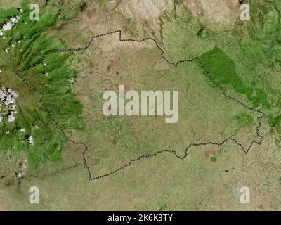 Trans Nzoia, county of Kenya. High resolution satellite map. Locations ...
