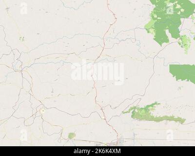 Vihiga, county of Kenya. Open Street Map. Locations and names of major ...