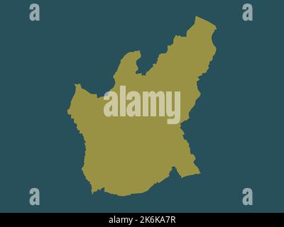 Hani i Elezit, municipality of Kosovo. Solid color shape. Locations and ...
