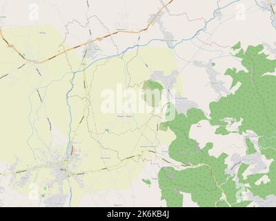 Kllokot, municipality of Kosovo. Open Street Map. Locations of major ...