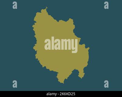 Rahovec, municipality of Kosovo. Solid color shape. Corner auxiliary ...
