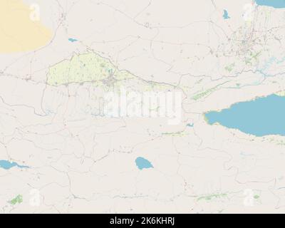 Chuy, province of Kyrgyzstan. Open Street Map. Locations and names of ...