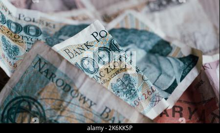 Obverse Fragment of 1000 Thousand Old Polish Zloty Banknote 1982 Old ...