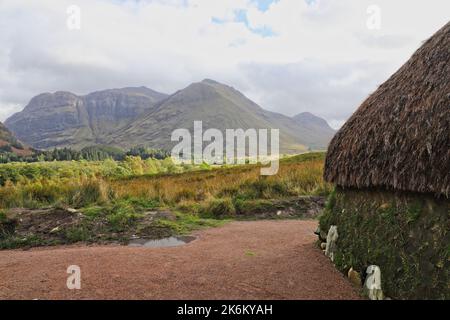 Turf House Glencoe Scotland October 2022 Stock Photo - Alamy