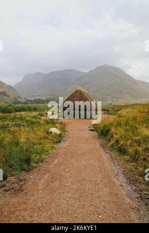 Path leading to Turf House Glencoe Scotland October 2022 Stock Photo ...