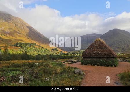 Turf House Glencoe Scotland October 2022 Stock Photo - Alamy
