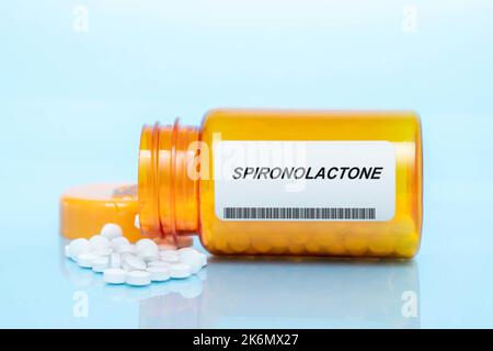 Spironolactone pill, conceptual image Stock Photo - Alamy