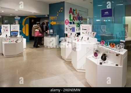 Sony products showroom Ginza Tokyo Japan 2.tif Stock Photo - Alamy