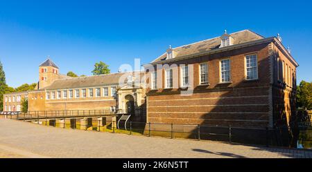 Summer landscape with a view of Breda Castle Stock Photo - Alamy