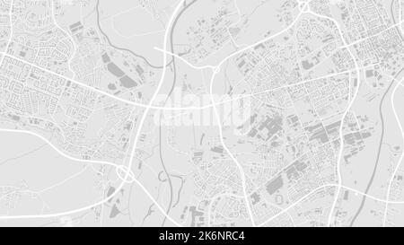 Urban city vector map of Brno. Vector illustration, Brno map grayscale ...