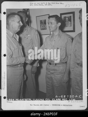 Lt. General George E. Stratemeyer Congratulates Colonel Williams After ...