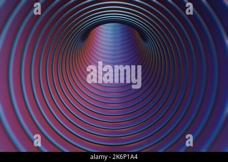 Sci-fi tunnel. Abstract multicolour tunnel as background in the style ...