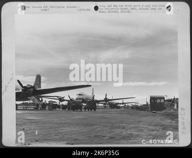 Nichols Field, Philippine Islands. Air Evacuation Holding Station. 30 ...