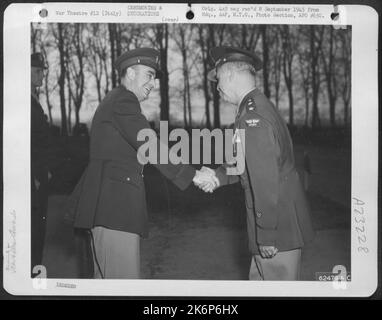 Major General John F. Curry Congratulates Lt. Colonel Brooks After ...