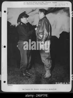 Lt. General Lewis H. Brereton, Commanding General of the 9th Air force ...
