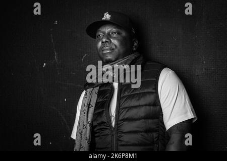 France, Paris - November 12, 2021. US rap singer Ras Kass poses before ...