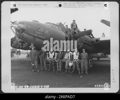 The Boeing B-17 "Flying Fortress" ''Chap'S Flying Circus', Of The 381St ...