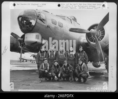 Boeing B-17 "Flying Fortress" Of The 305Th Bomb Group Are Parked On The ...