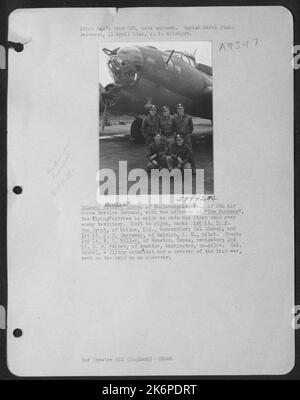 Colonel Richard Gimbel, Of The 8Th Air Force Service Command, Is Shown ...