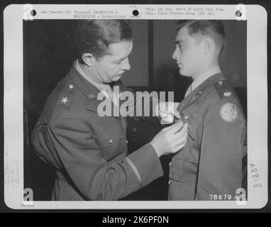 Brig. General Edward W. Anderson Presents An Award To An Officer Of The ...