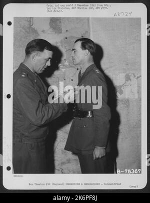 Major General Howard M. Turner Presents An Award To A Member Attached ...