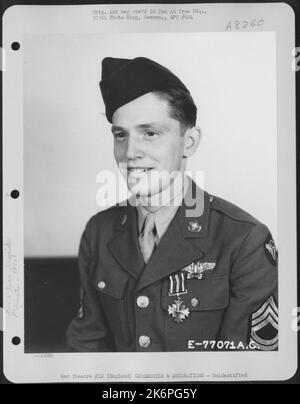 A Member Of The 381St Bomb Group Poses For The Photographer After He ...