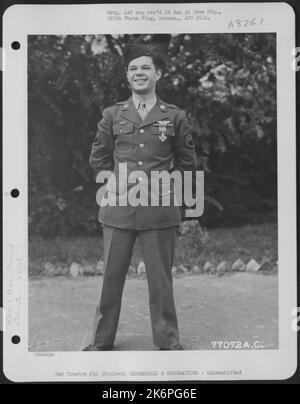 A Member Of The 381St Bomb Group Poses For The Photographer After He ...