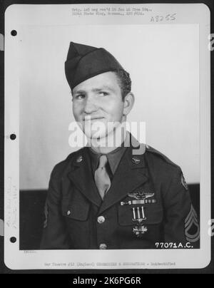 A Member Of The 381St Bomb Group Poses For The Photographer After He ...