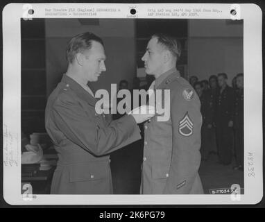 Brig. General Haywood S. Hansell, Jr., Presents An Award To A Member ...