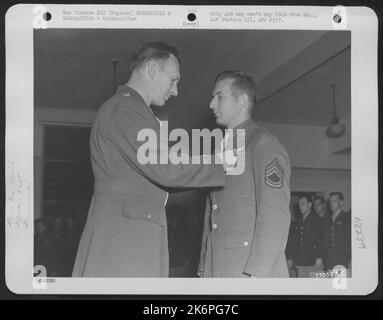 Brig. General Haywood S. Hansell, Jr., Presents An Award To A Member ...