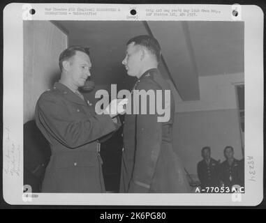 Brig. General Haywood S. Hansell, Jr., Presents An Award To A Member ...