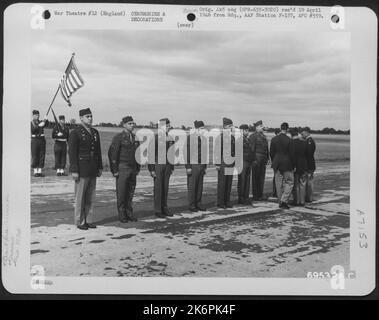 Brig. General Murray C. Woodbury Presents An Award To A Member Of The ...