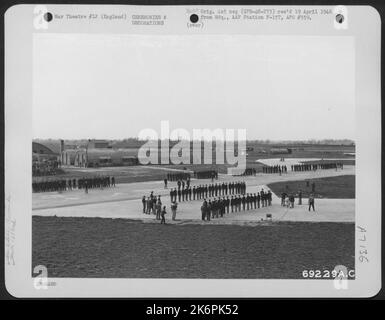 Medal Presentation Ceremony At A 353Rd Fighter Group Base In England On ...