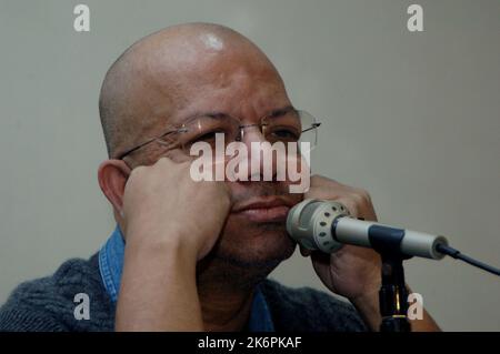 Dhaka, Bangladesh - December 17, 2007: Kabir Suman is an Indian music ...