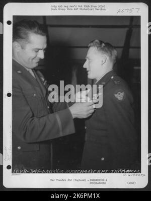 Brig. General Robert F. Travis Presents An Award To A Member Of The ...
