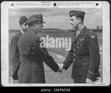 Brig. Gen. Archie J. Old, Jr. Congratulates Major William J. Atkinson ...