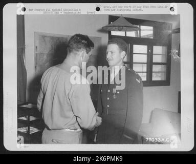 Major General Claire L. Chennault Poses With Uso Troupe At Kumning ...