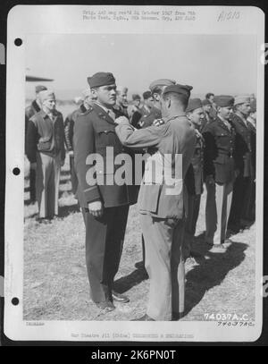 Colonel Herbert Morgan, Jr. Is Presented The Silver Star By Brig ...